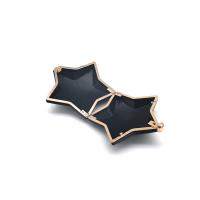 China Round Lock Five Pointed Star Clamshell Clutch Frame 207x182mm Iron Handbag Hardware for sale