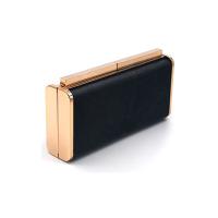 China 19.2cm Two Rectangle Clasp Clamshell Clutch Frame with Covers Metal Plastic Gold Silver for sale