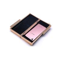 China 19.2cm Two Rectangle Clasp Clamshell Clutch Frame with Covers Metal Plastic Gold Silver for sale