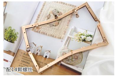 China 22cm Schitterend O Ring Closure Purse Clutch Frame voor Bezette Handtas Te koop