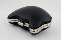 China Silver Cat Head Metal Clutch Frame 15x10x5cm Iron Box Frame for Evening Bags for sale