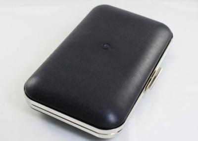China 25.5x16cm Metal Clasp Silver Purse Frame DIY Wallet Frame With Covers for sale