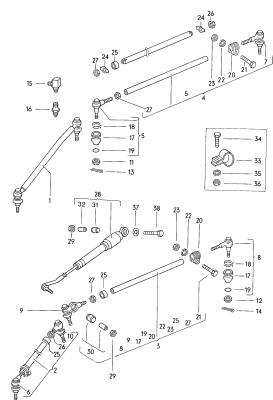 China Normal Size Inner And Outer Tie Rod Ends 131415811 With Left Hand Thread for sale
