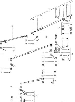 China 133415801   Adjustable Tie Rod for 1302& 1303 Models for sale