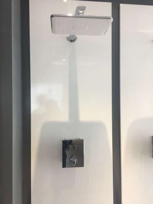 China 2019 top sale AT-AZ009B #304 SS Ating thermostatic shower sets 2 function top Shower with hand shower for sale