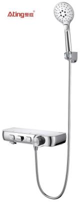China AT-H003JY thermostat controlled shower valves 2 function simple Shower faucets with hand shower water outlet for sale