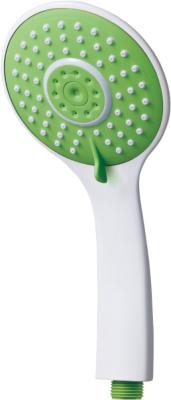 China white green colour hand held shower set with hose and bracket blister packing 3 spray for sale