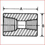 Forged Steel Couplings Round 4" NB Class 1000 A105 S / A105 / ASTM B564 forged nickel alloy coupling 5