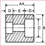 Forged Steel Couplings Round 4" NB Class 1000 A105 S / A105 / ASTM B564 forged nickel alloy coupling 13