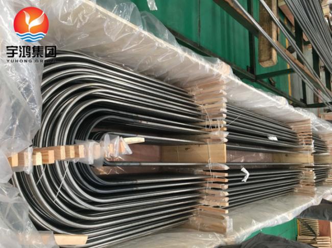 IL NERO SENZA CUCITURE DELLA METROPOLITANA DELLA CURVA AD U DI ACCIAIO AL CARBONIO DI ASTM A179/ASME SA179 CHE DIPINGE 0 DI SUPERFICIE