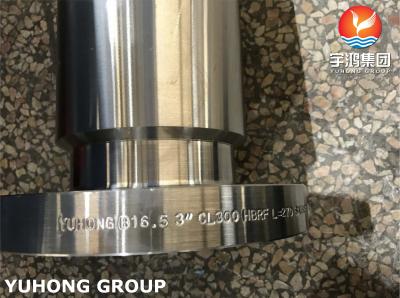 China STAINLESS STEEL LONG NECK WNRF FLANGE,A182 F321 B16.5 CLASS 300 for sale