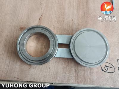 Cina ASTM A182 F316L Acciaio inossidabile Figura 8 Spetacolo, flange cieca / linee bianche in vendita