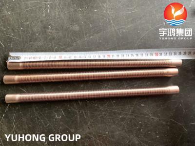 China ASTM  B111 C70600-O61 Copper Nickel Alloy Low Finned Tube For Heat Exchangers for sale