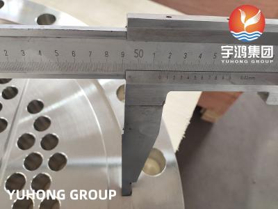 China ASTM A182 F316L / UNS S31603 / 1.4404 Stainless Steel Heat Exchanger Tube Sheet for sale