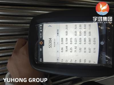 Cina Tubatura saldata di acciaio inossidabile di ASTM A249/ASME SA249 TP304 TP304L TP316L in vendita