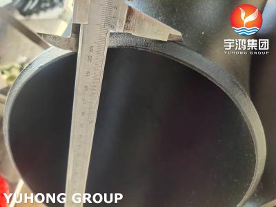 China ASTM A234 WPB Carbon Steel 90 Degree Long Radius Elbow Black Painted Fitting for sale