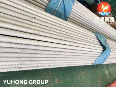 China S30403 304L Stainless Steel Corrugated Fin Tube Pickled Heat Exchanger Tube for sale