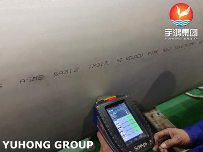 Cina ASME SA312 TP317L 1.4438 Tubo saldato per servizio ad alta temperatura in vendita