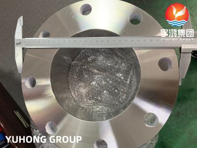 China Duplex Steel Flange ASTM A182 F44 UNS S31254  Distillation Tower Application for sale