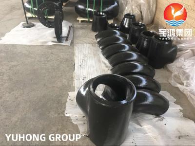 Cina ASTM T del gomito del montaggio del acciaio al carbonio WP9/WP11 di A234 per nero del collegamento di tubo ricoperto in vendita