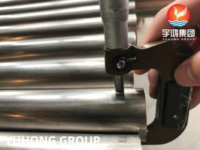 Cina Tubo soldato in acciaio inossidabile ricostituito in brillante espessura media da parete Produzione e riparazione Scambio di calore in vendita