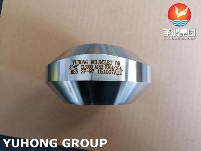 Cina Fittings forgiati, ASTM A182 F304, F304L in acciaio inossidabile NPT Weldolet Class3000 MSS SP-97 in vendita