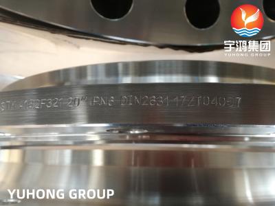 Cina ASTM A182 F321, F321H Flanche di legno in acciaio inossidabile forgiate con collo soldo con faccia sollevata DIN2631 in vendita