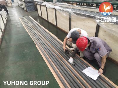 Cina Tubo alettato estruso ASTM A213 TP304 Per applicazione in condensatori e raffreddatori d'aria per scambiatori di calore nell'industria petrolifera in vendita