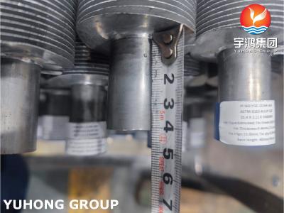China ASTM B163 Incoloy 825 Alloy Tube with Aluminum Al1060  Extruded Fin Tube For Oil And Gas Cooling Application for sale