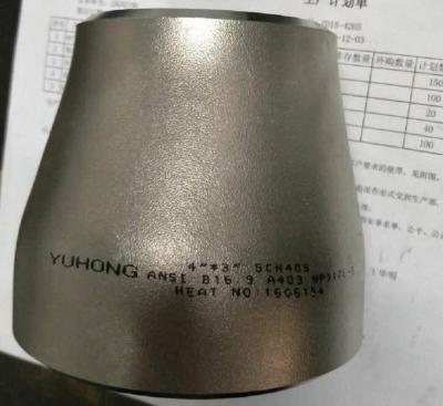 China Butt Weld Fittings ASTM A403 WP317L , Reducers Eccentric Reducer / Concentric Reducer B16.9 for sale