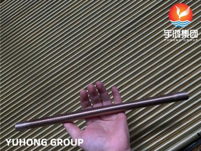 Cina Alluminio di rame della lega di nichel 90/10 C70600 ha sporto la metropolitana di aletta per il raffreddamento fluido del radiatore del dispositivo di raffreddamento dell'aria dello scambiatore di calore in vendita