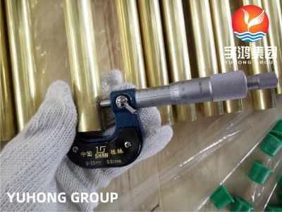 Cina ASTM B111 C44300 scambiatore di calore senza saldatura in ottone, condensatore in vendita