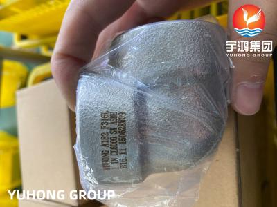 中国 ASME B16.11 鍛造継手 A182 F316L ステンレス鋼 90 度 SW エルボ 販売のため