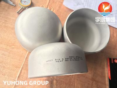 China Butt Weld Fittings , ASTM A403 WP304-S Stainless Steel Seamless End Caps , ASME B16.9 for sale