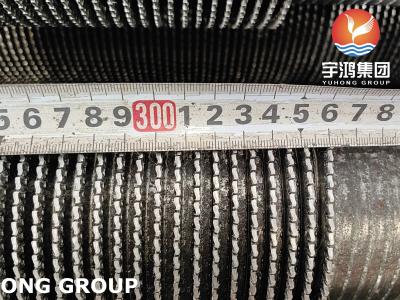 China HFW Helical Spiral Serrated Finned Tube For Radiator Heat Exchanger for sale