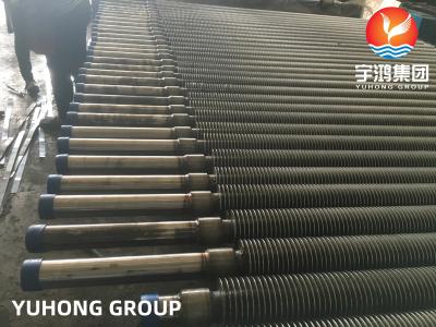China NDT HT / ECT Certified PED Carbon Steel Finned Tubes G / L / KL / HFW Type for sale