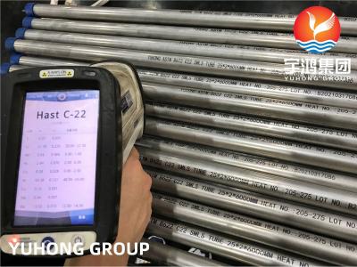 China ASME SB622 N06022 Hastelloy C22 Nickellegierungsrohr zu verkaufen