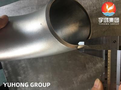 China ASTM A403 / ASME SA403 WPS31254 Edelstahl nahtloses Einbaulebogen Buttwelded B16.9 zu verkaufen
