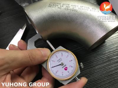 Cina ASTM A403 F316L Austenltlc Fittings di tubi in acciaio inossidabile in vendita