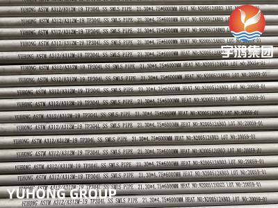 Cina Tubi in acciaio inossidabile austenitico ASTM A312 TP304/TP304L SMLS in vendita