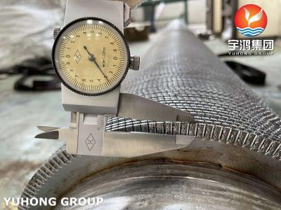 Cina Tubo alettato seghettato in acciaio al carbonio ASTM A106 Gr.B per scambiatore di calore NDE disponibile in vendita