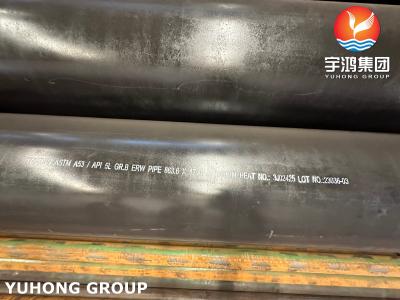 중국 ASTM A106 / A53 / API 5L GR. B 탄소강 이음매 없는 관 검정 코팅 표면 판매용