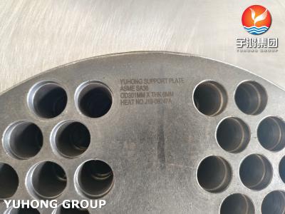 China ASTM A36 / ASME SA36 Forged Carbon Steel Plate Support Plate for Heat Exchanger for sale
