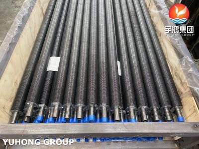 Cina ASME SA210 Gr.A1, ASME SA179 Tubo a pinne in acciaio al carbonio incorporato di tipo G con pinne in alluminio1060 in vendita