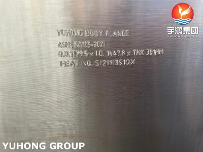Cina ASME SA105 Flancella di corpo in acciaio al carbonio per scambiatori di calore PT disponibile in vendita