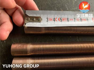 China ASTM B111 / ASME SB111 UNS C71500 Copper Alloy Tube Bimetallic Finned Tube for sale