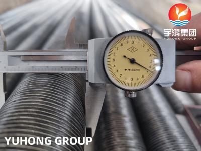 Cina ASTM A179 ha incastonato la metropolitana G tipa dello scambiatore di calore di AL Fin Tube Carbon Steel in vendita