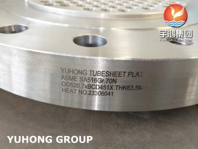 Cina GR.70N PLATO DI TUBESCHETTA D'ACIDATORE ASTM A516 PARTE per scambiatori di calore in vendita