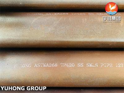 Китай ASTM A268 TP420 ((UNS S42000) Применение бесшовных труб, котлов и теплообменников продается