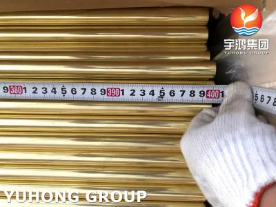 Cina Tubo di ottone senza cuciture di rame ASTM B111 C44300 Applicazione di olio aerospaziale in vendita